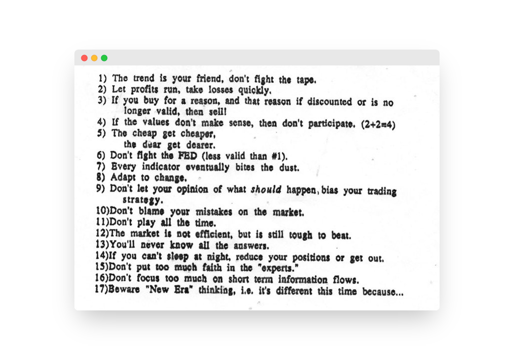 Marty Zweig's 17 Trading Rules | TraderLion